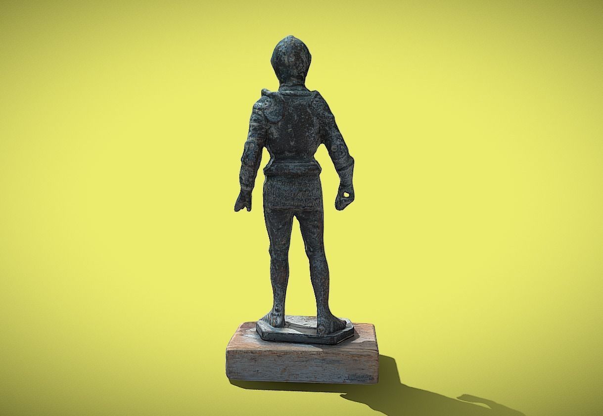 3D model Vintage Bronze Knight 3D Scan 8k VR / AR / low-poly | CGTrader