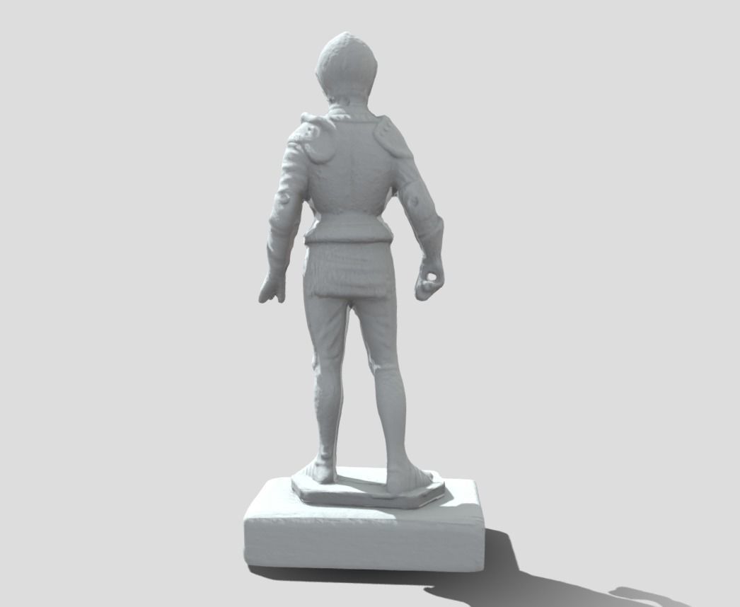 3D model Vintage Bronze Knight 3D Scan 8k VR / AR / low-poly | CGTrader