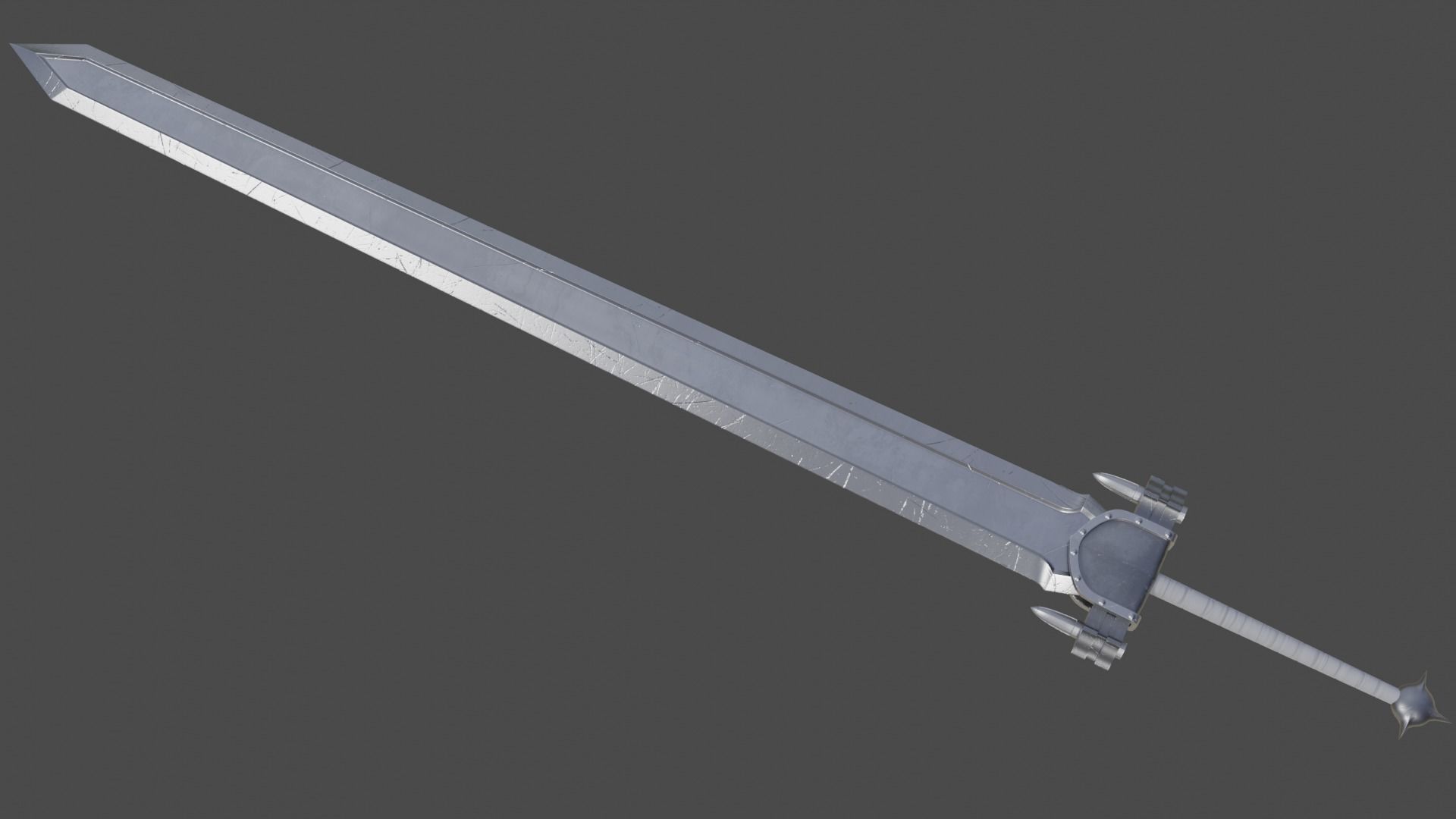 3D model Guts sword from Berserk VR / AR / low-poly | CGTrader