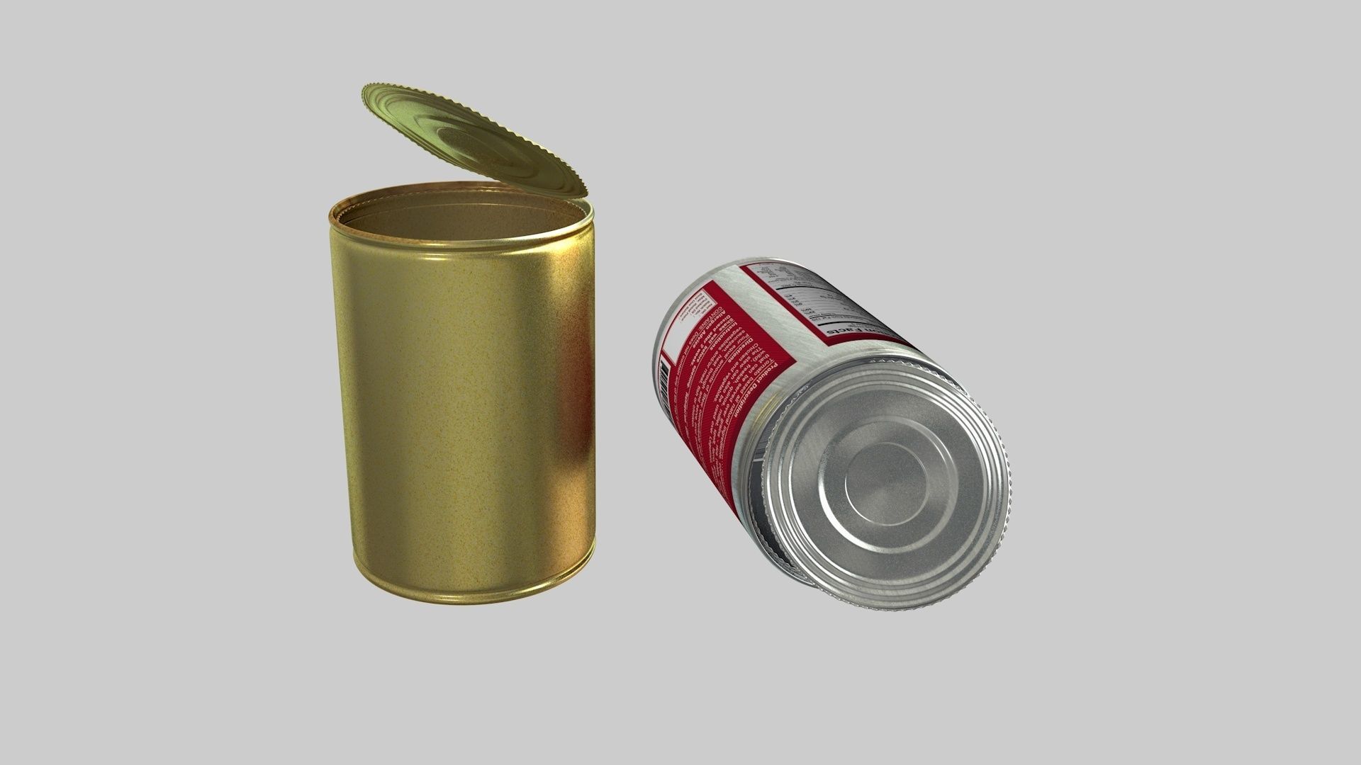 Tin 3D model | CGTrader