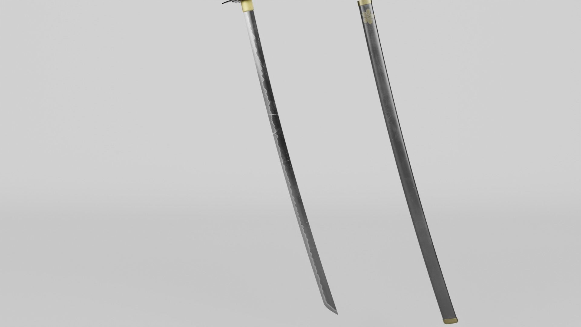 Yami the Shadow Katana 3D model | CGTrader