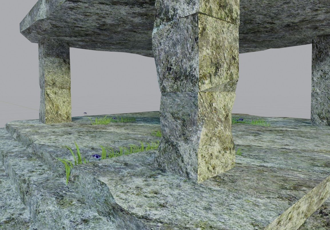 3D model Ancient architecture stone structure VR / AR / low-poly | CGTrader