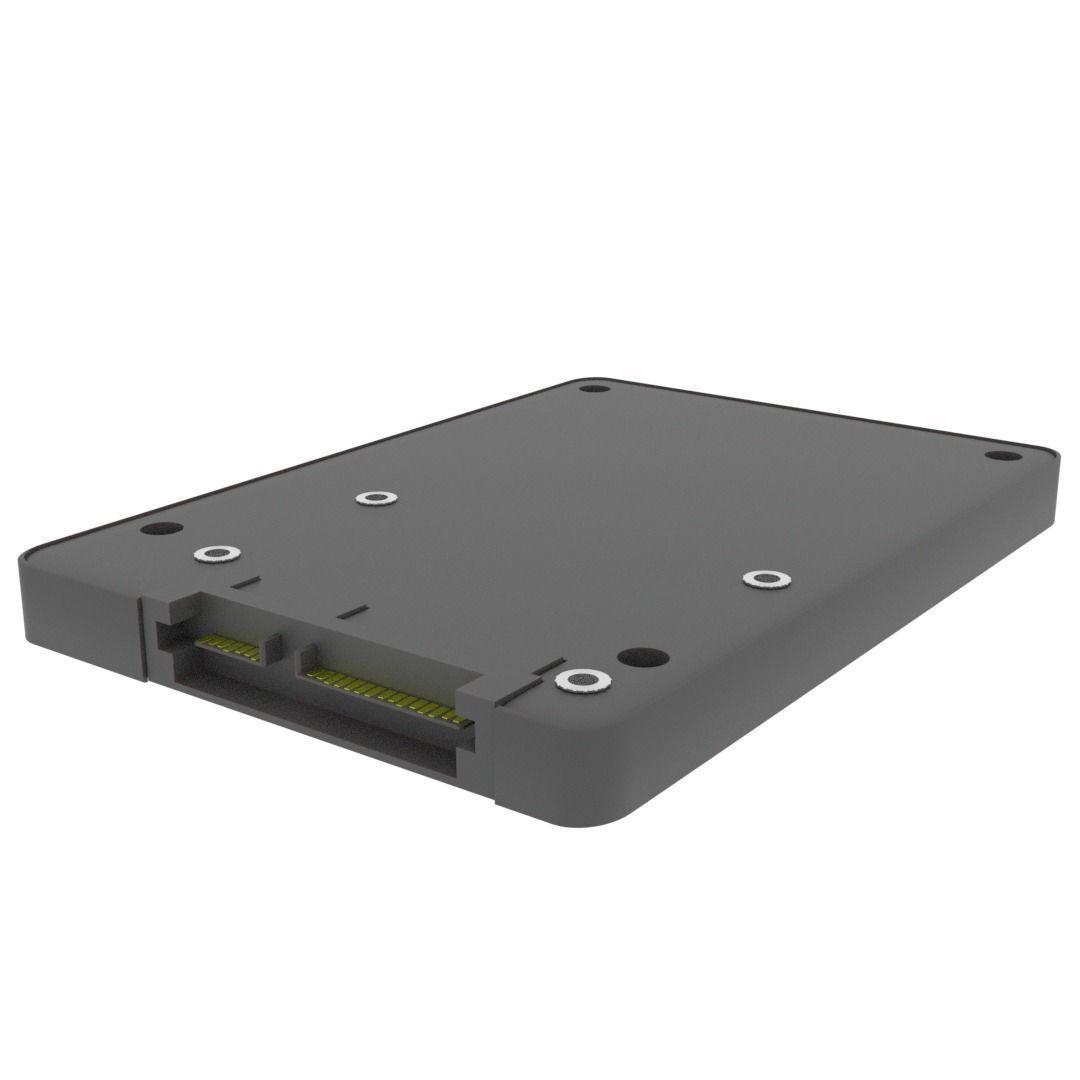 SSD Disk 3D model | CGTrader