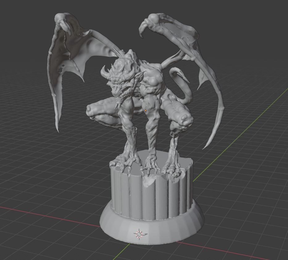 Gargoyle 3D model 3D printable | CGTrader
