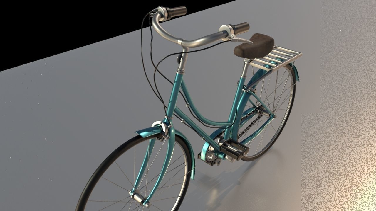 3D model bicycle modeling with maya VR / AR / low-poly | CGTrader