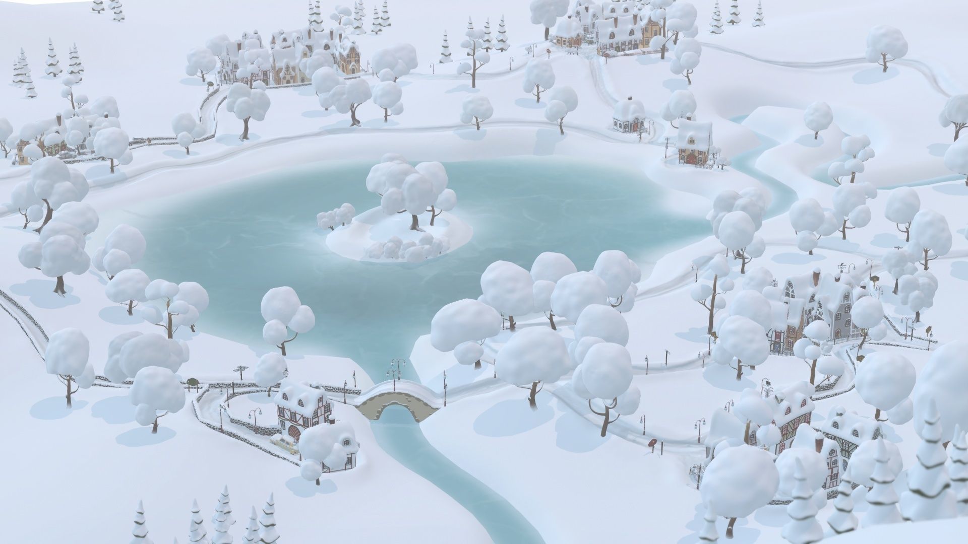 3D model Winterland Vol 2 VR / AR / low-poly | CGTrader