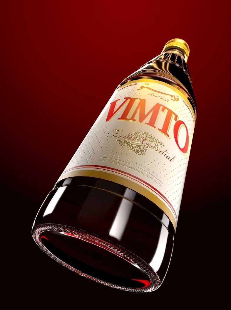Vimto bottle of 3D model | CGTrader