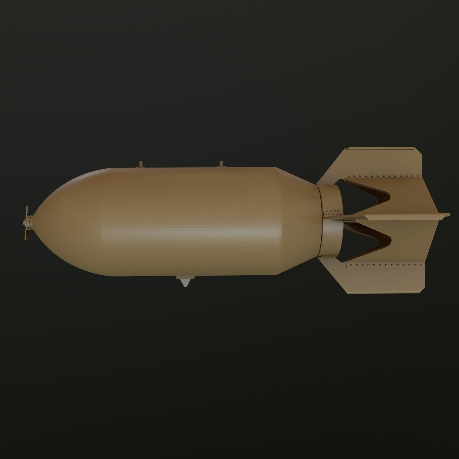 US GP BOMB AN-M65A1 1000LB 1-24 3D model 3D printable | CGTrader