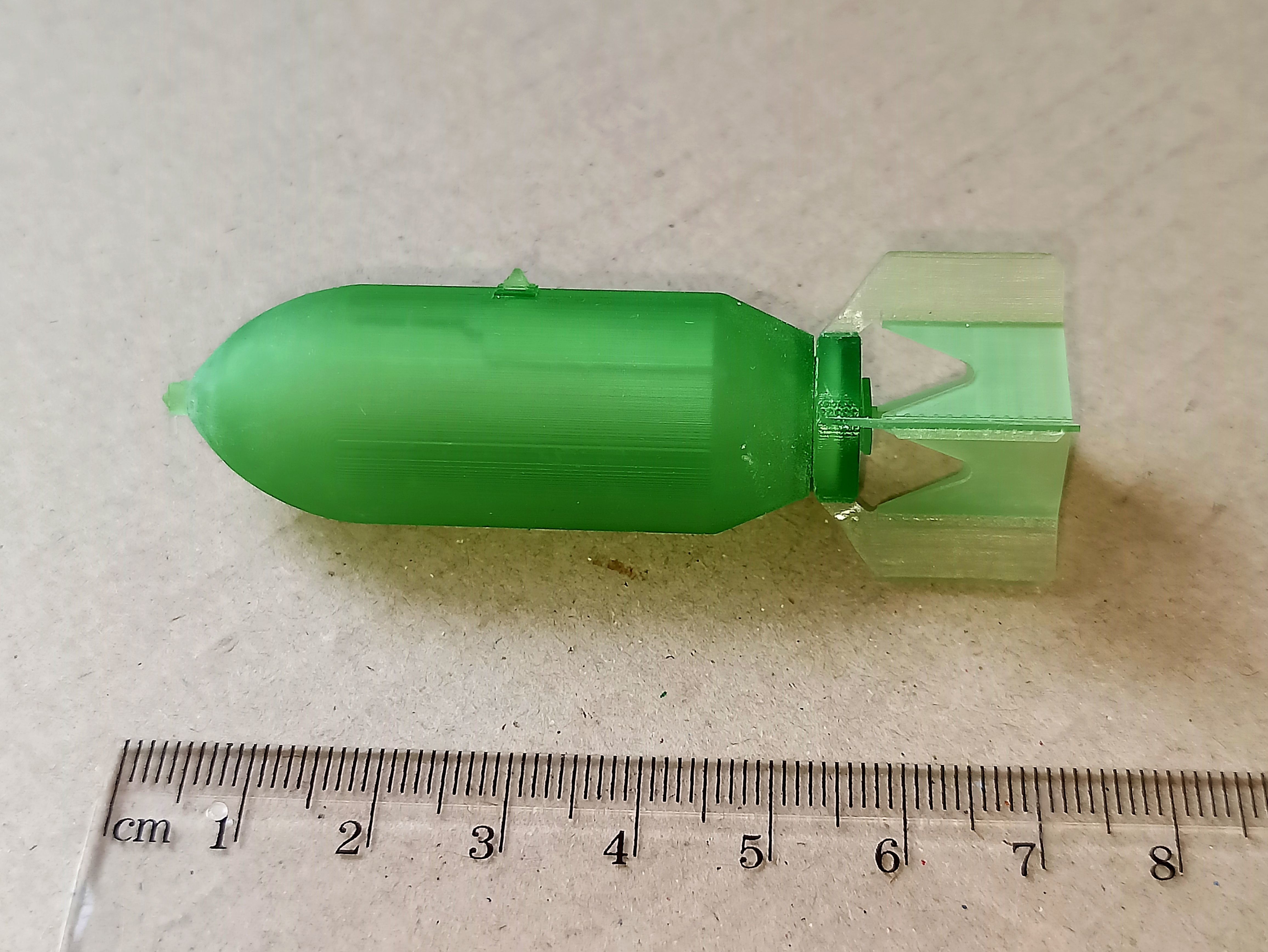 US GP BOMB AN-M65A1 1000LB 1-24 3D model 3D printable | CGTrader