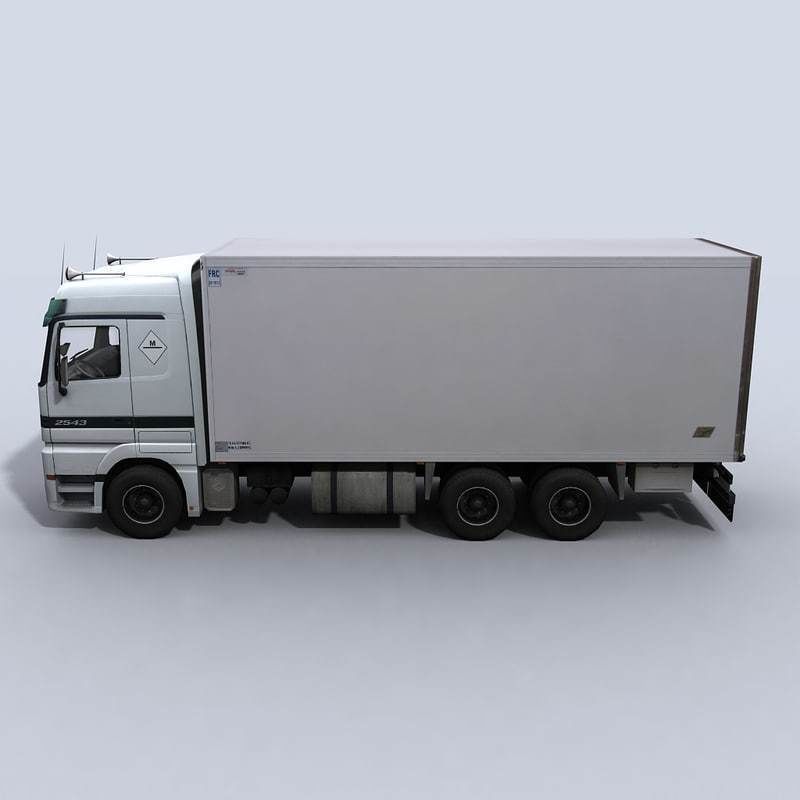 3D model Medium Transport Truck VR / AR / low-poly | CGTrader