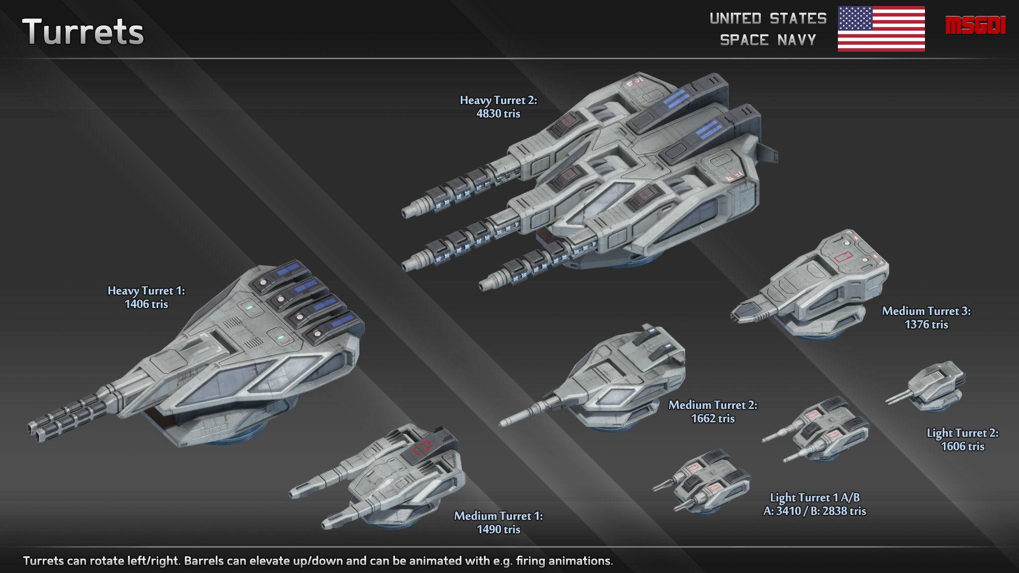 3D model USSN Farragut Class Destroyer VR / AR / low-poly | CGTrader
