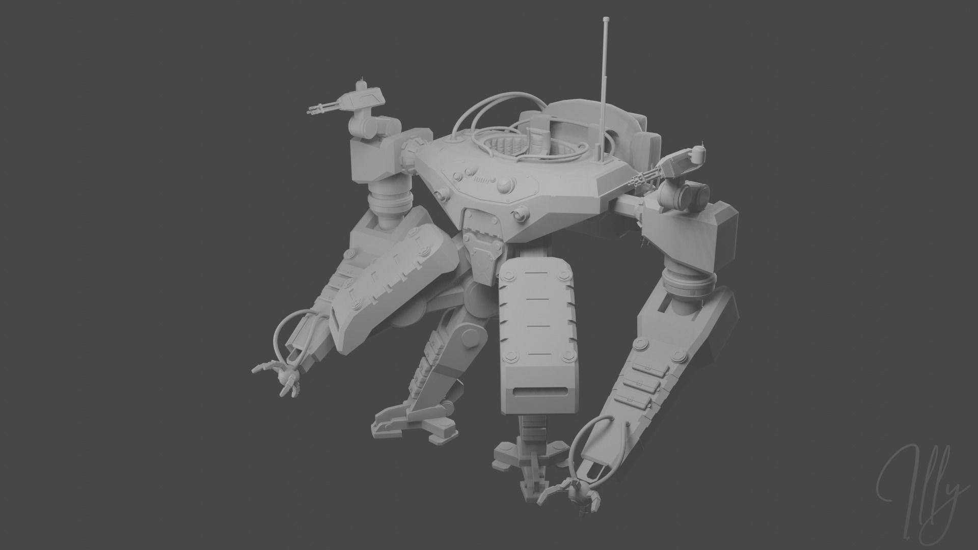 Mecha Robot 3D model | CGTrader