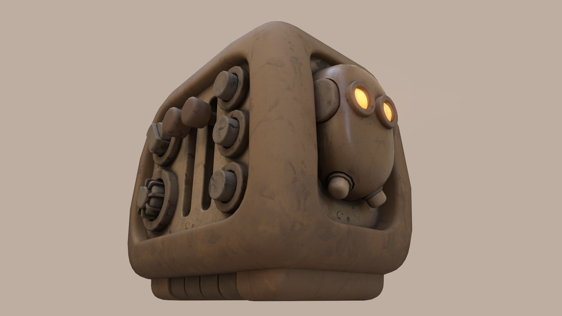 3D model Stylized Imp Toaster VR / AR / low-poly | CGTrader