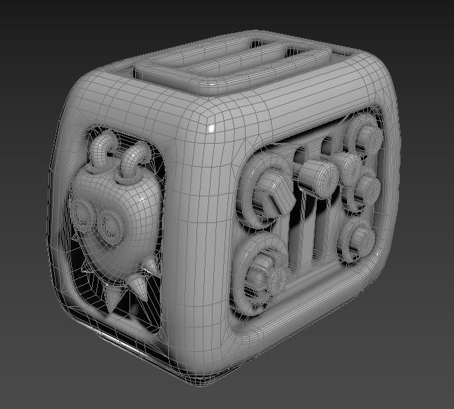 3D model Stylized Imp Toaster VR / AR / low-poly | CGTrader