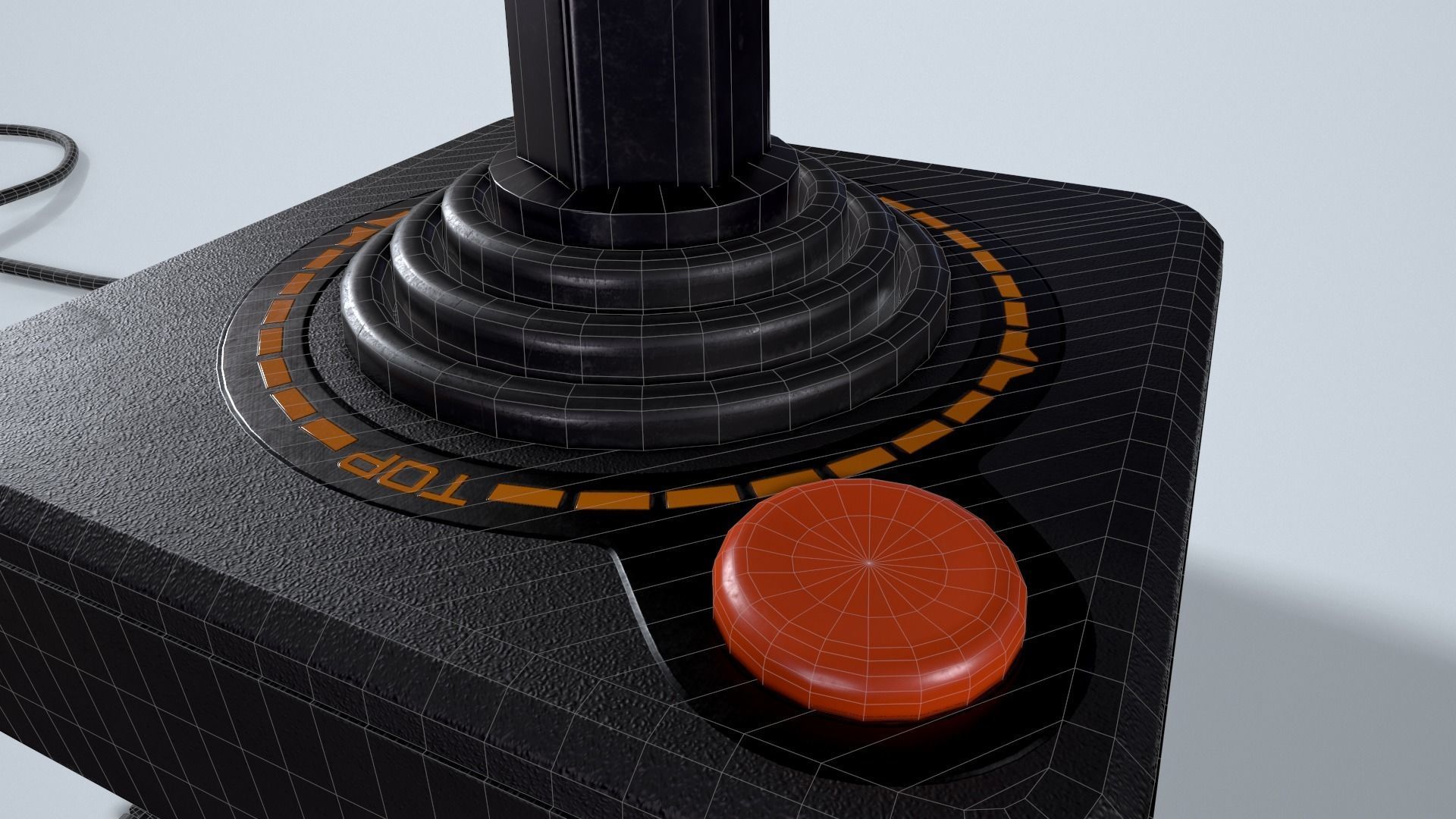 3D model Atari CX40 Joystick Controller VR / AR / low-poly | CGTrader