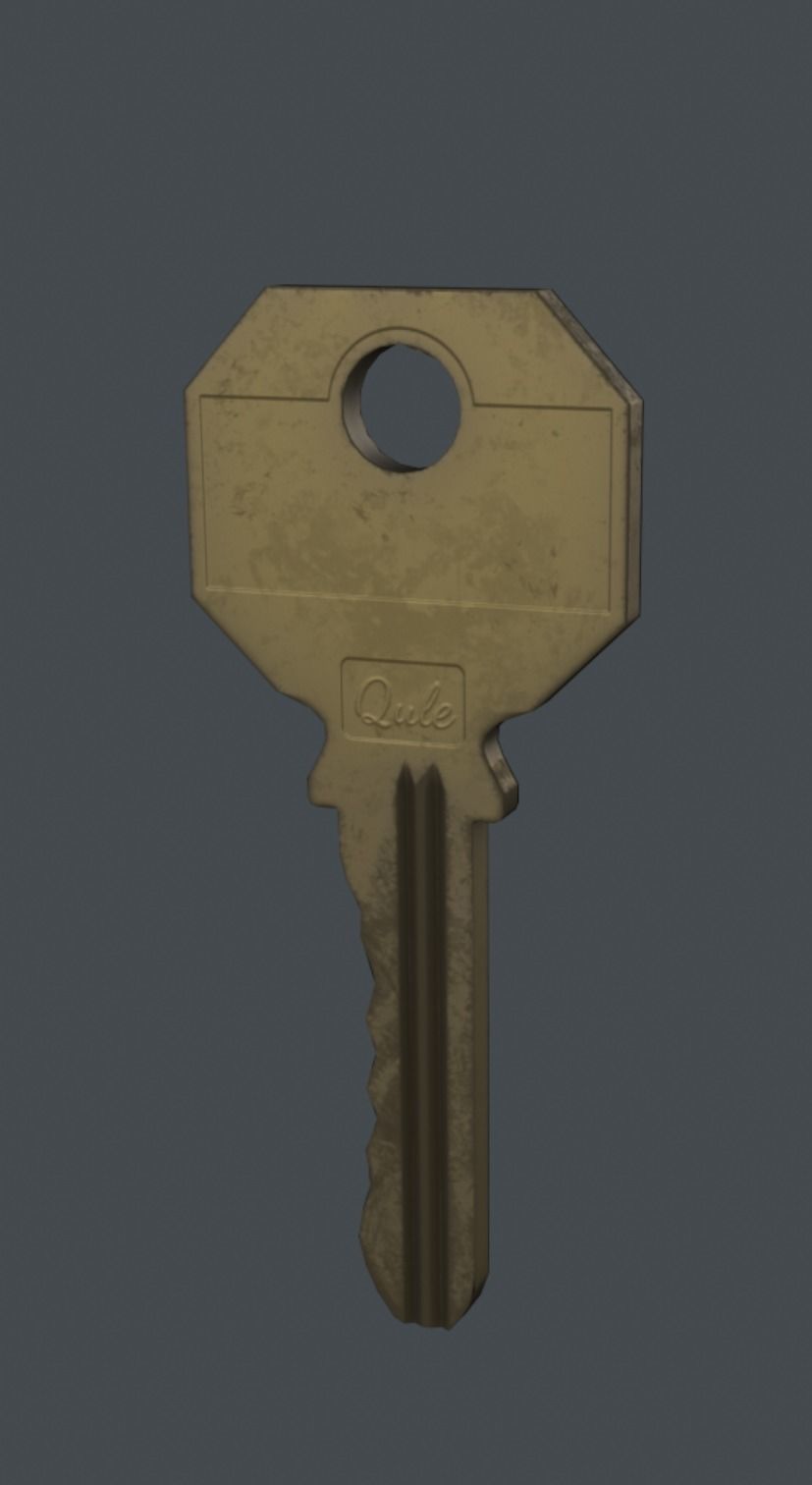 3D model Low poly game ready keys model key VR / AR / low-poly | CGTrader
