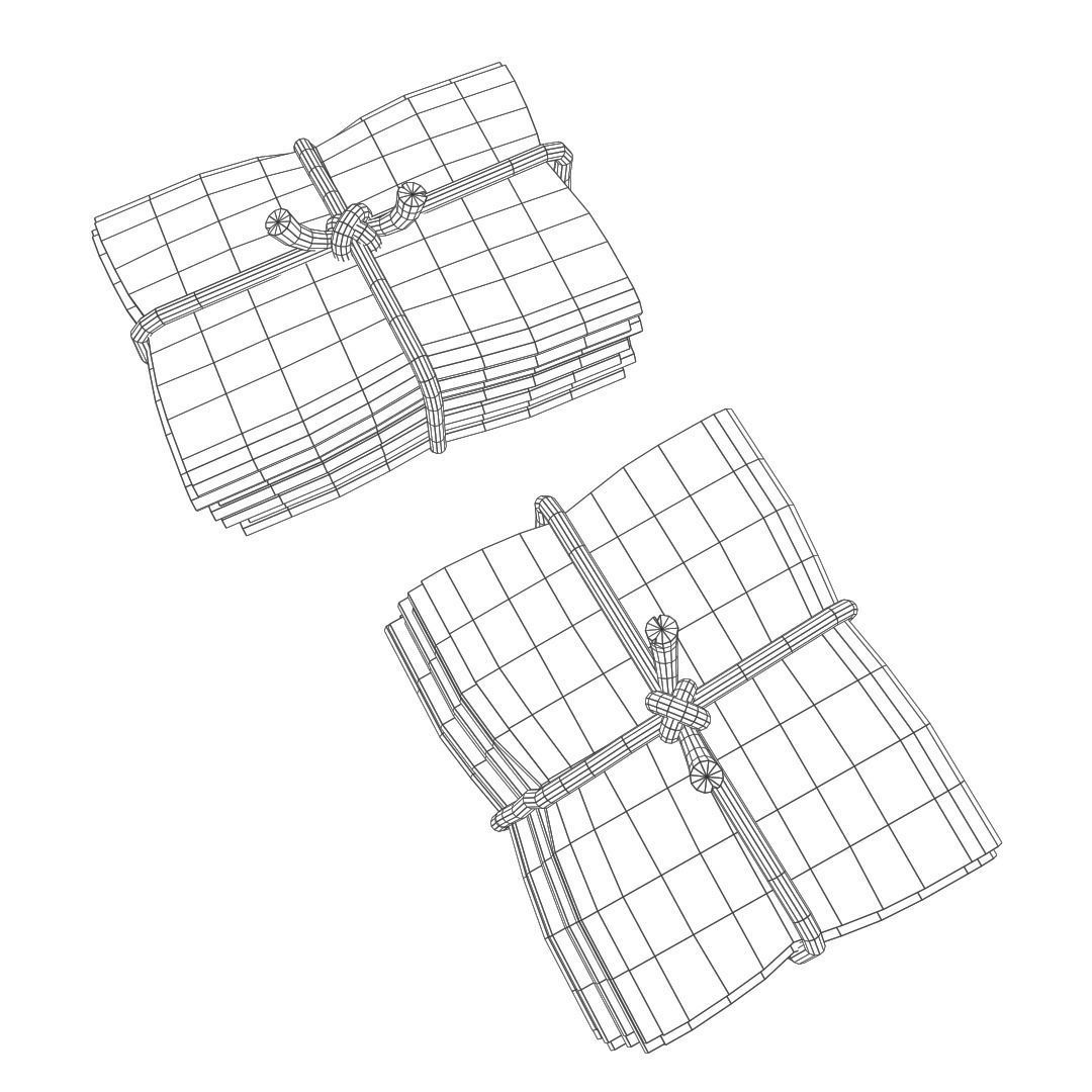 3D model Stylized Newspaper Stack VR / AR / low-poly | CGTrader