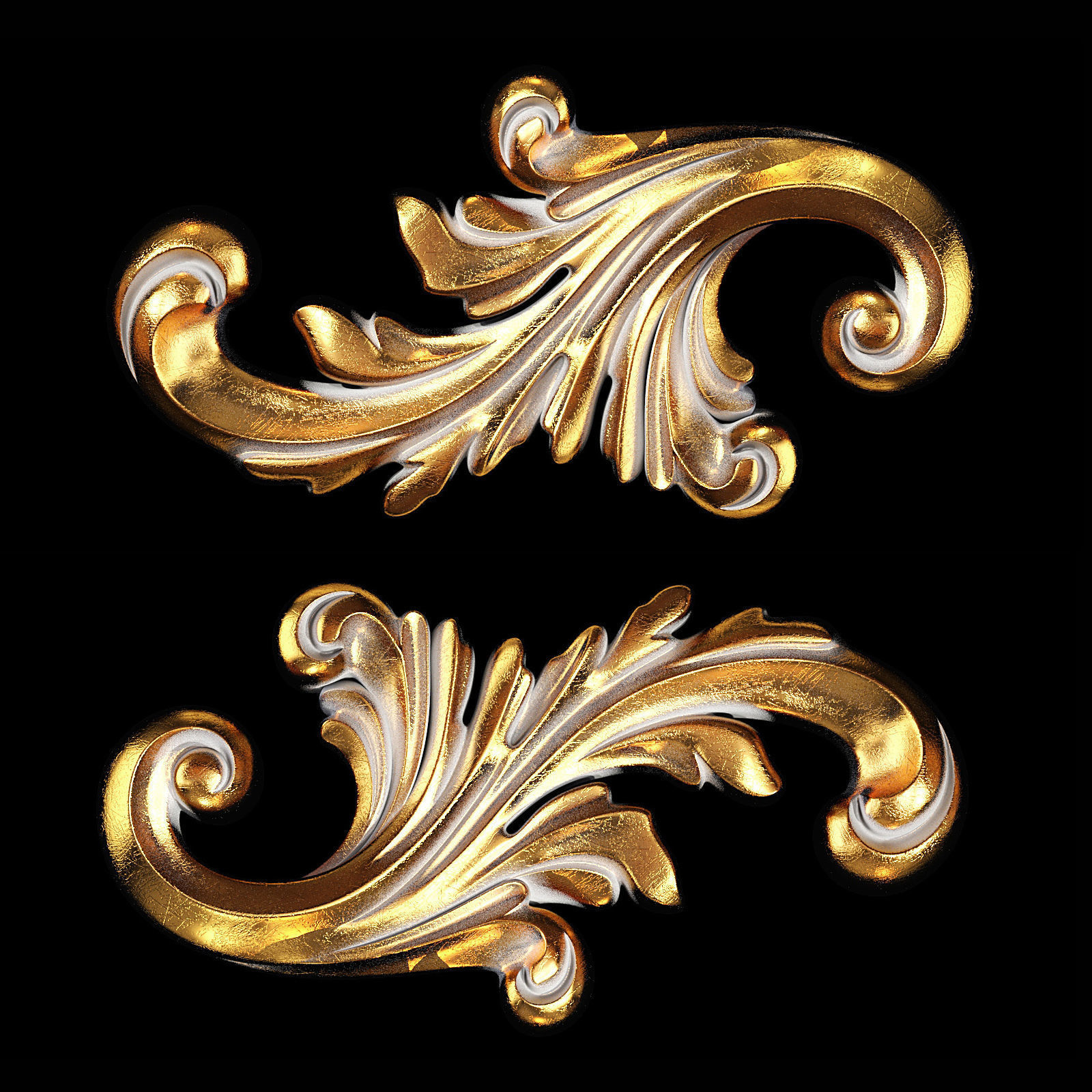 Classic carved 052 3D model | CGTrader