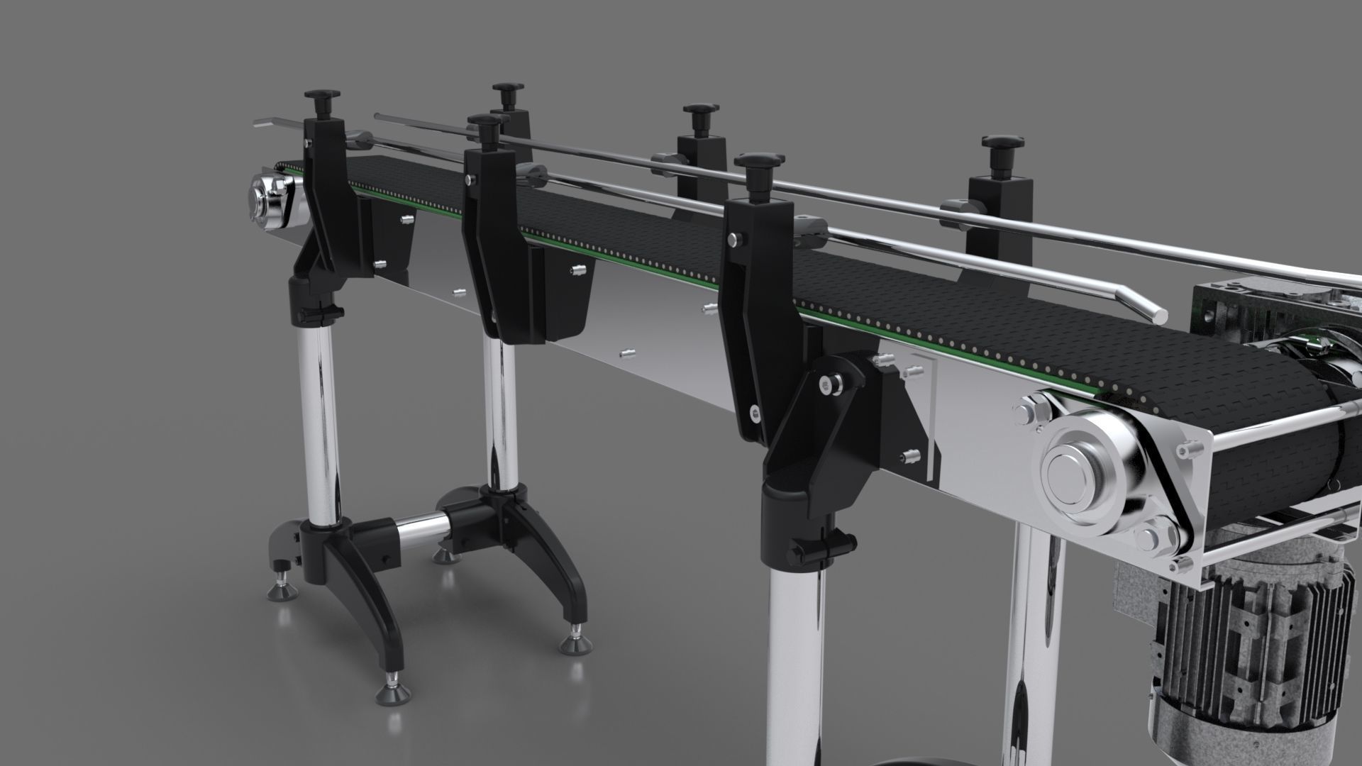 Modular Conveyor 3D model animated rigged | CGTrader