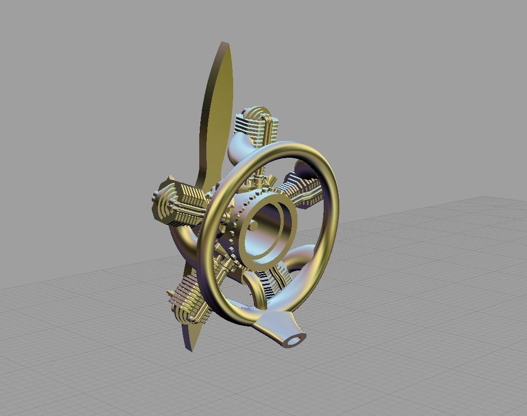 aircraft engine 3D model 3D printable | CGTrader