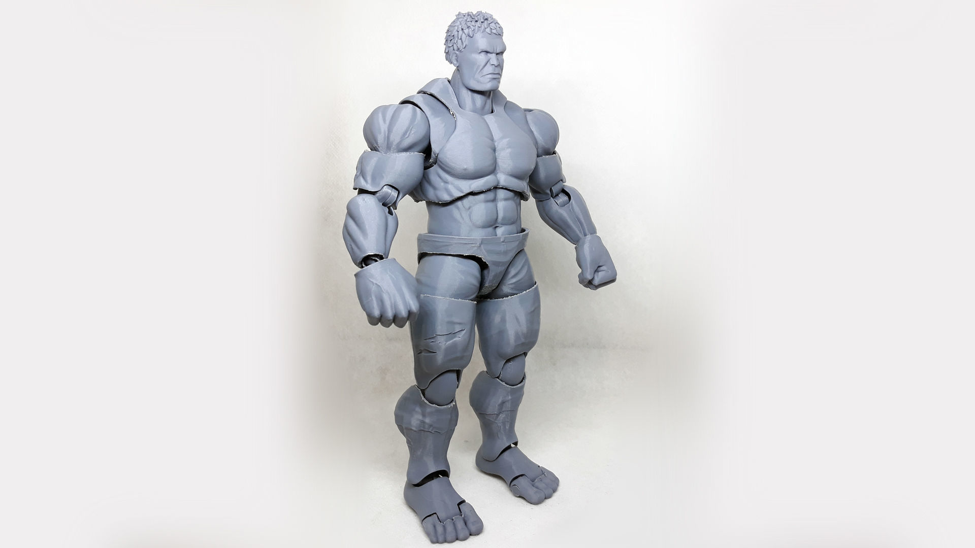 HULK articulated action figure 3D model 3D printable | CGTrader