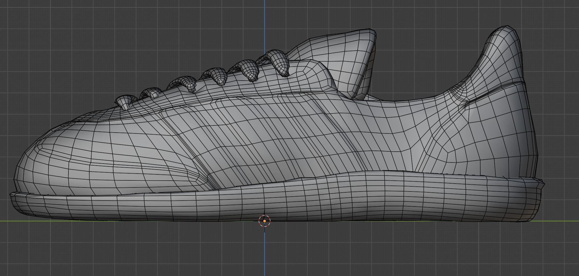 3D model PBR Low-poly Shoe adidas sneaker with soles VR / AR / low-poly ...