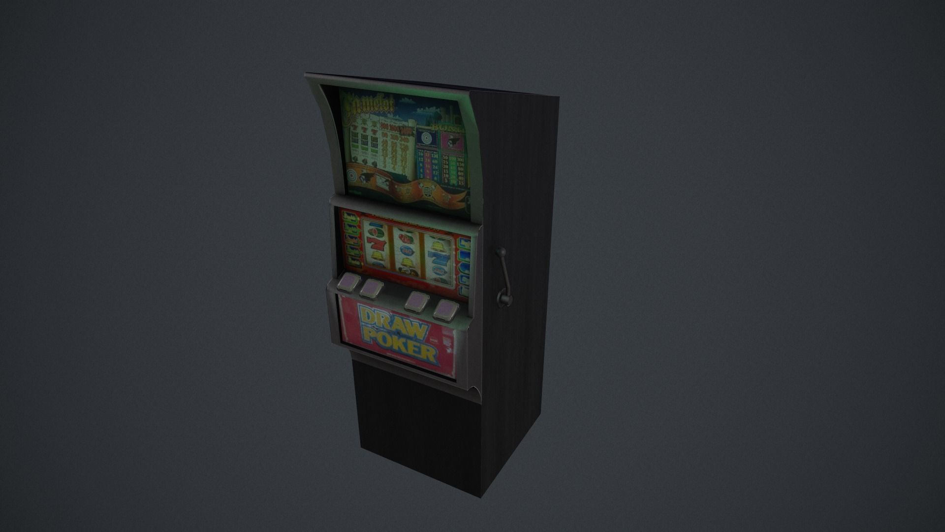 3D model Slot machine VR / AR / low-poly | CGTrader