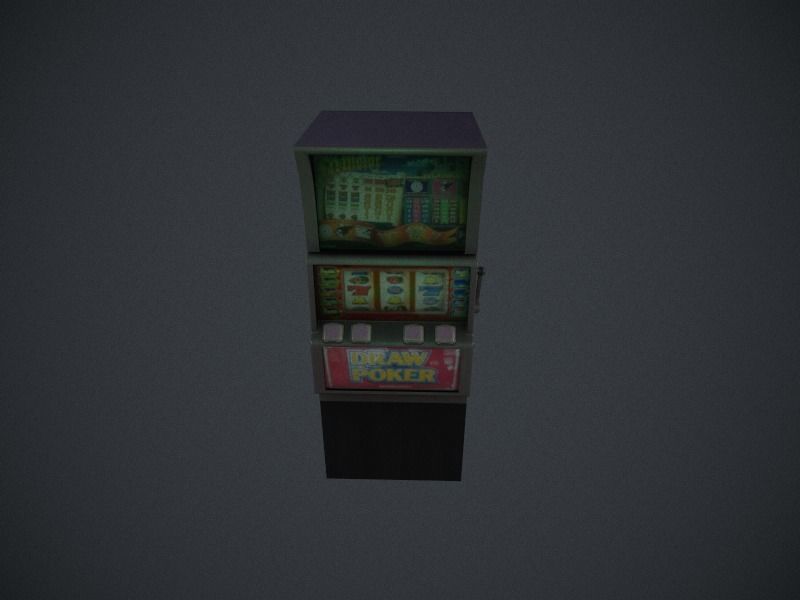 3D model Slot machine VR / AR / low-poly | CGTrader