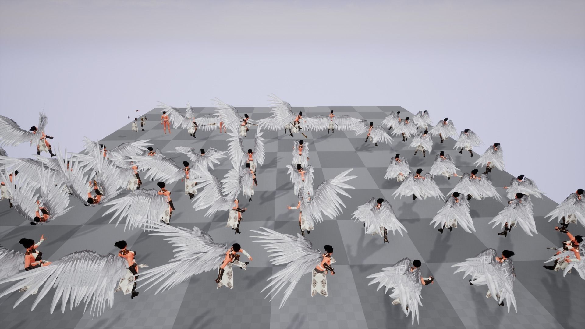 3D model Angel modular VR / AR / low-poly | CGTrader