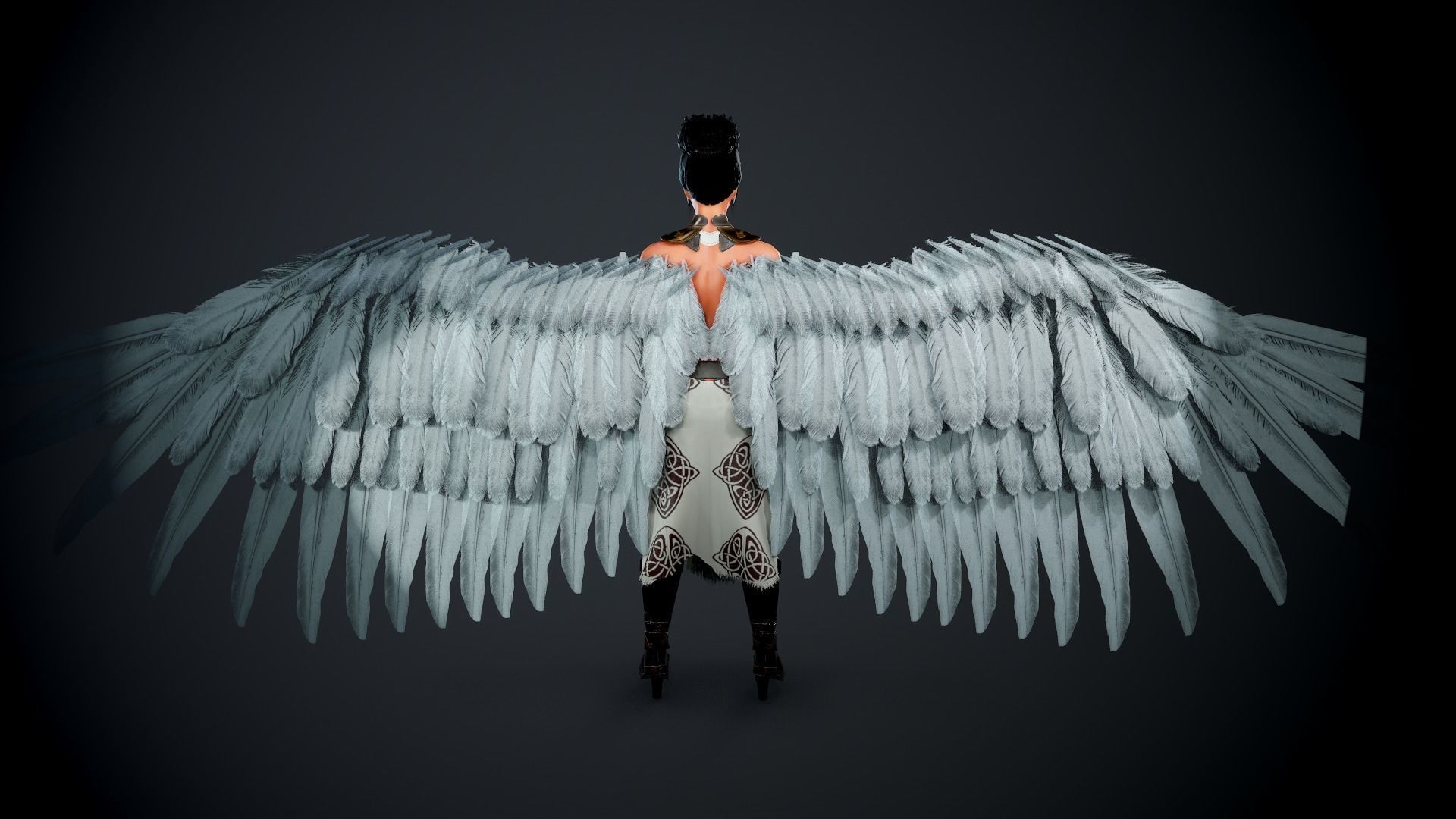 3D model Angel modular VR / AR / low-poly | CGTrader