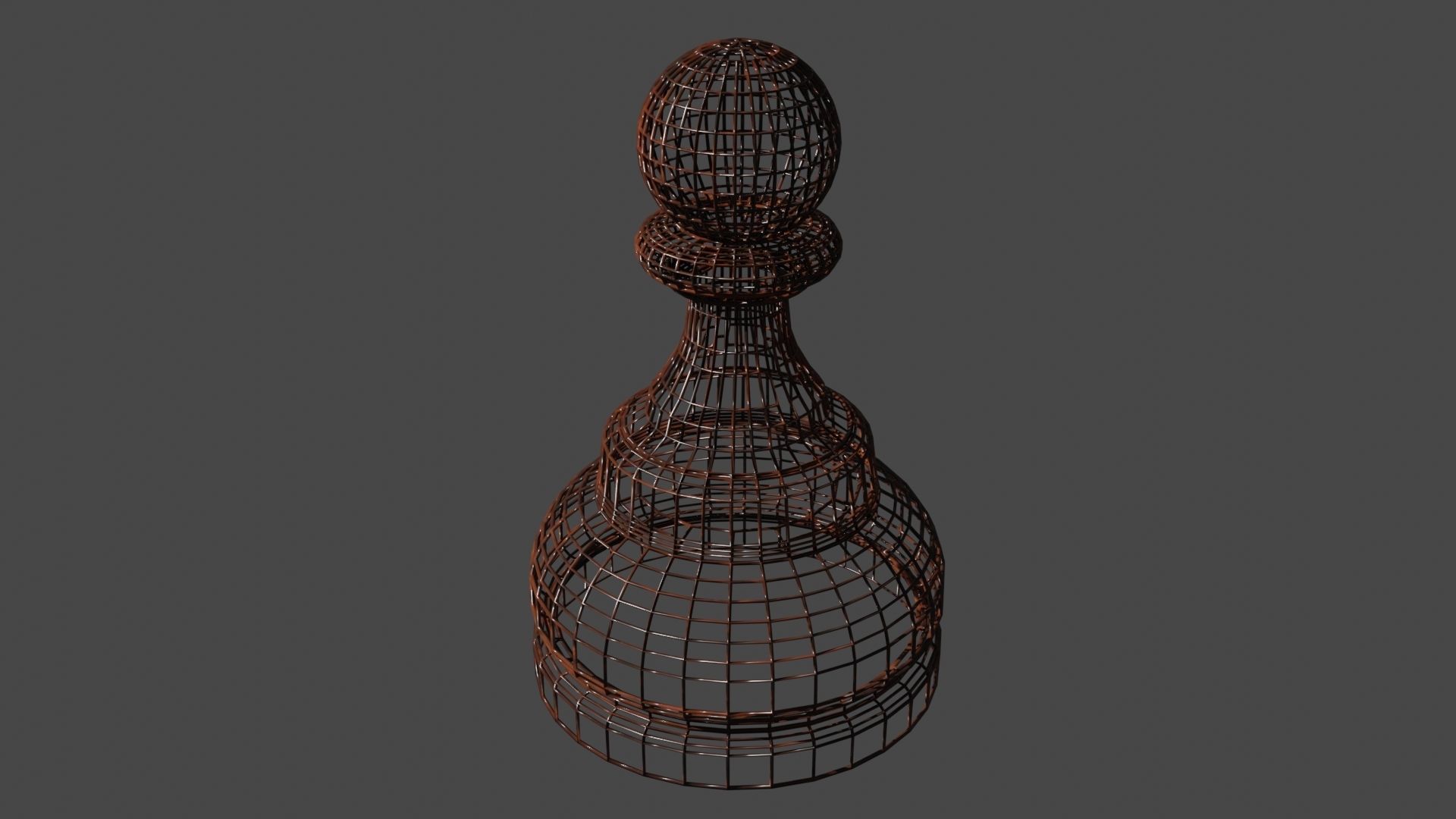 Wooden Pawn Chess Pieces 3D model rigged | CGTrader