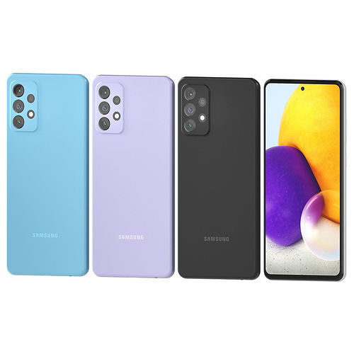 Samsung Galaxy A72 3D model | CGTrader