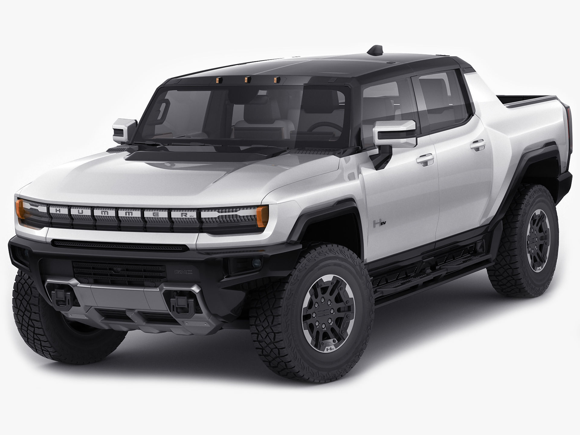 Hummer EV Electric pick-up 2022 3D model | CGTrader
