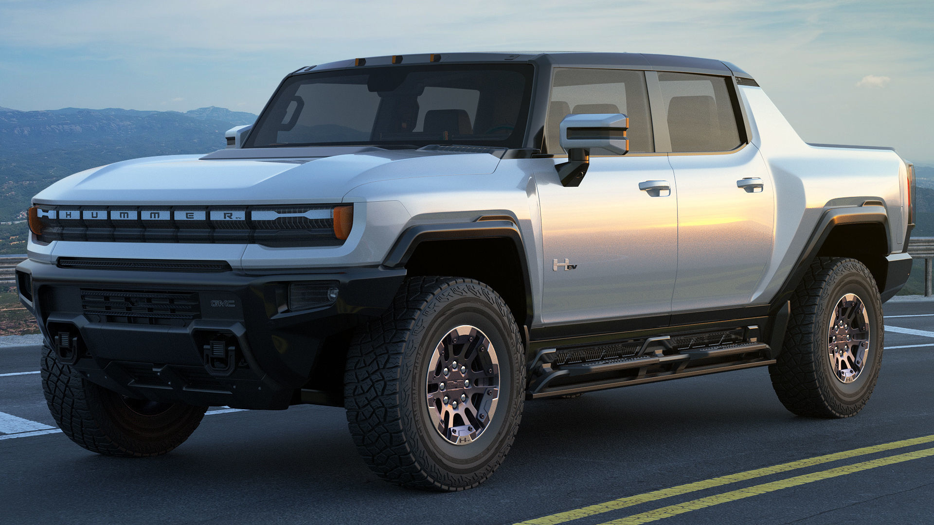Hummer EV Electric pick-up 2022 3D model | CGTrader
