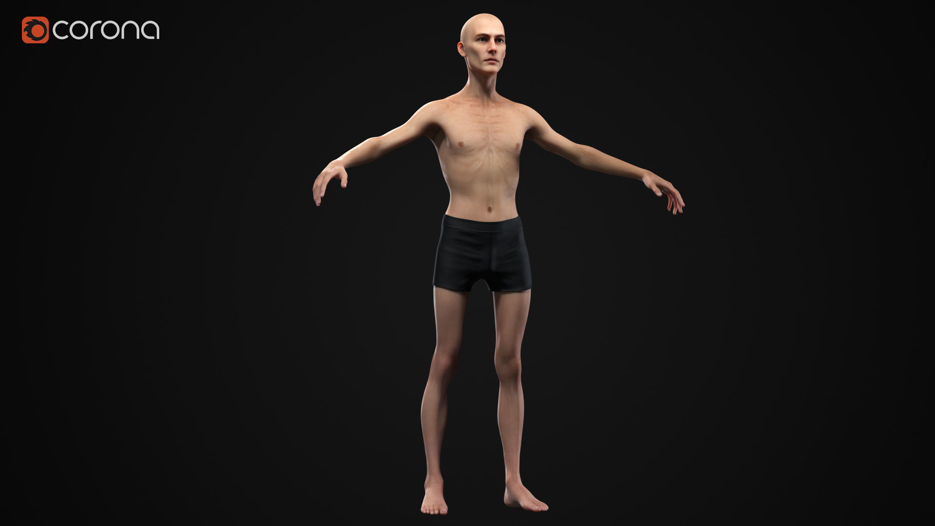 3D model Skinny man VR / AR / low-poly | CGTrader