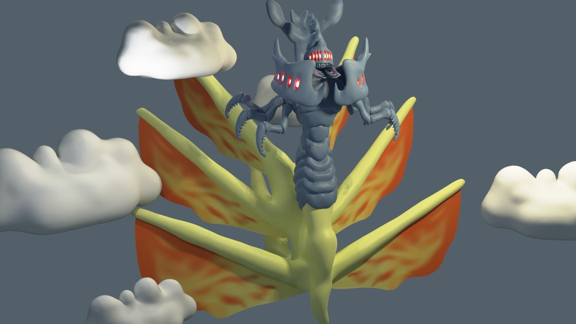 Chomei The Seven Tails From Naruto 3D model | CGTrader