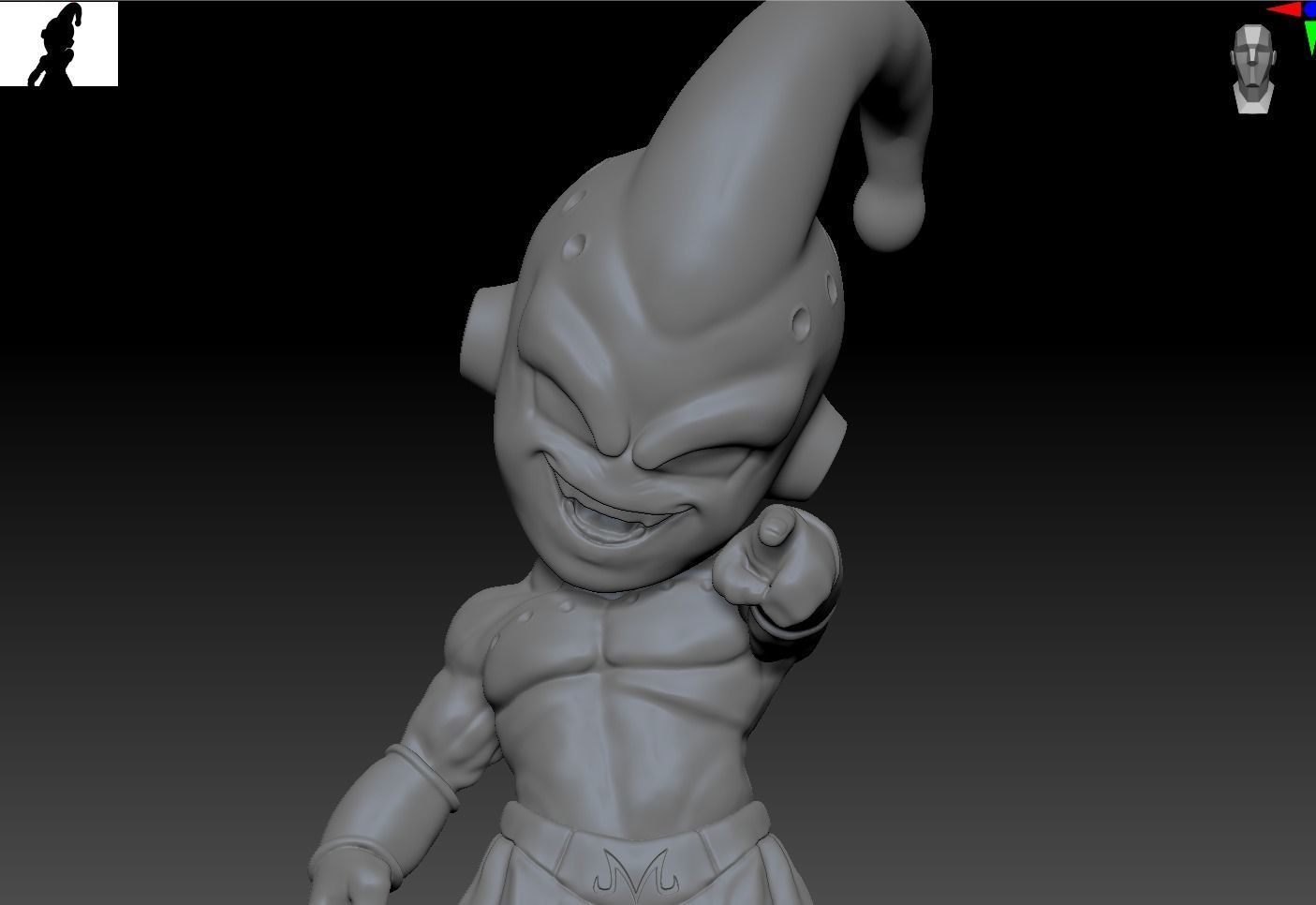 Dragon Ball Z baby Buu 3D model 3D printable | CGTrader