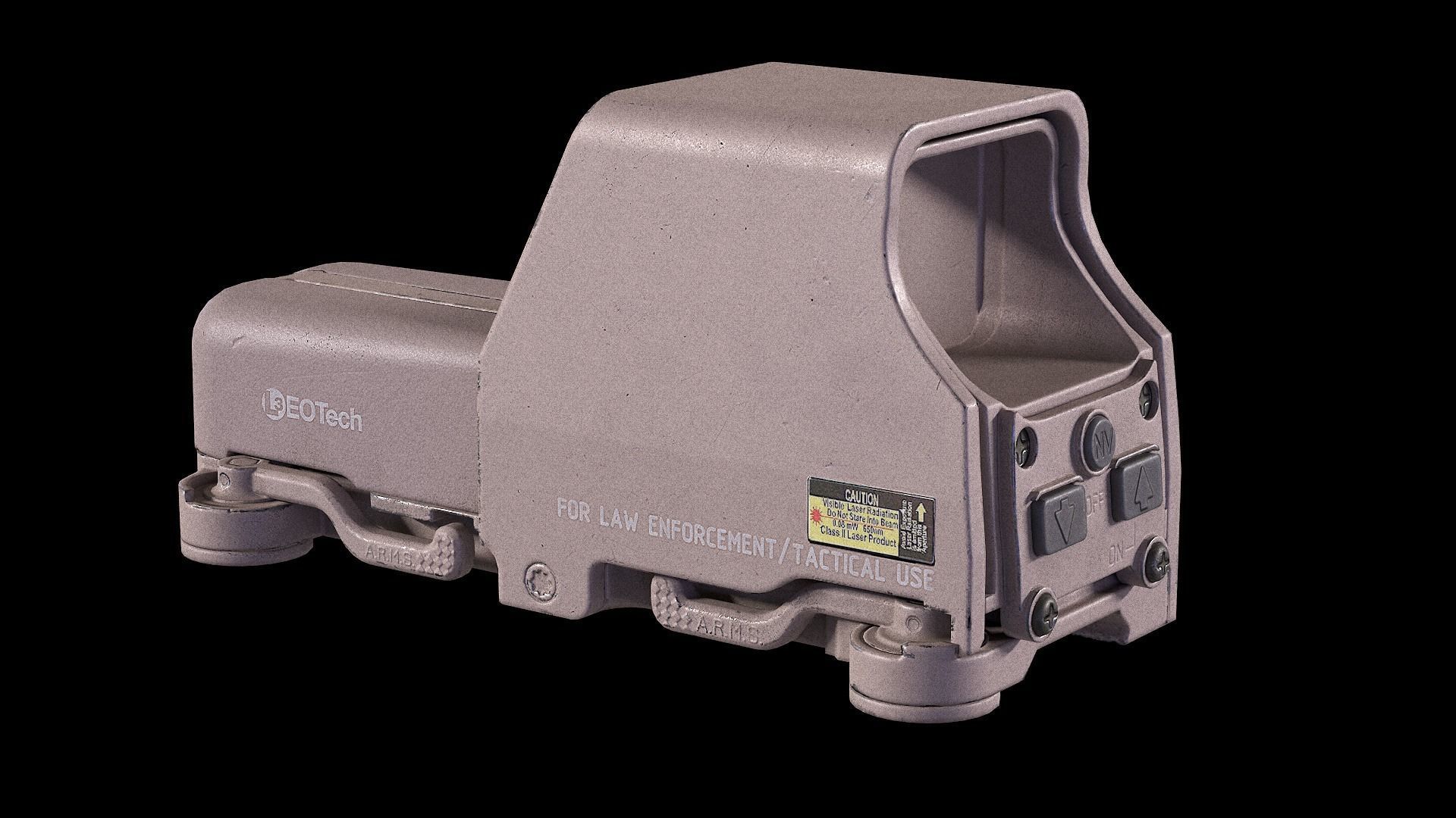 3D model Holographic Scope Eotech 553 PBR VR / AR / low-poly | CGTrader