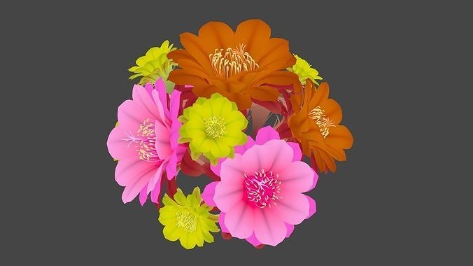 Flowers free 3D model | CGTrader