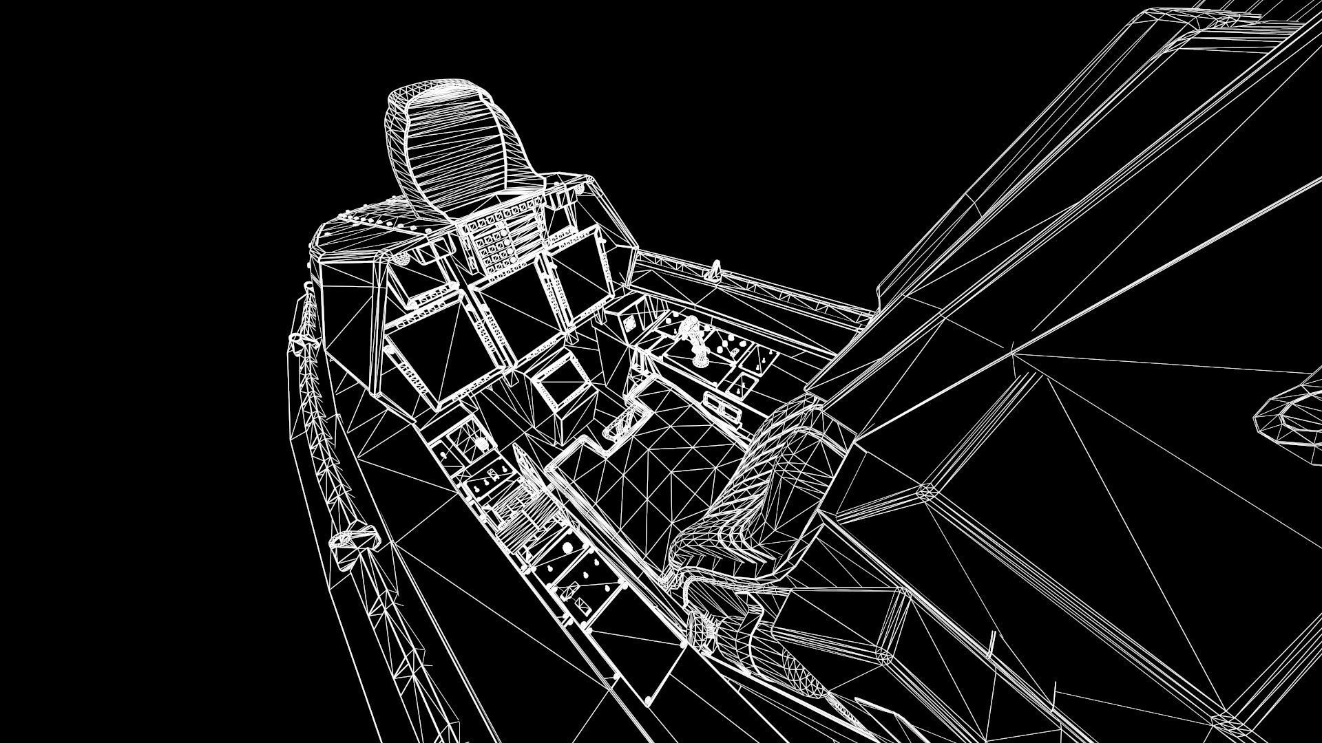 F-22 COCKPIT 3D model | CGTrader