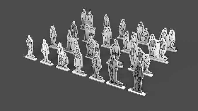 3D model Human Figures - Modern VR / AR / low-poly | CGTrader