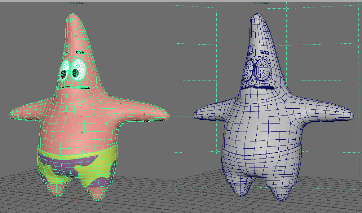 3D model Patrick Star from Spongebob VR / AR / low-poly | CGTrader