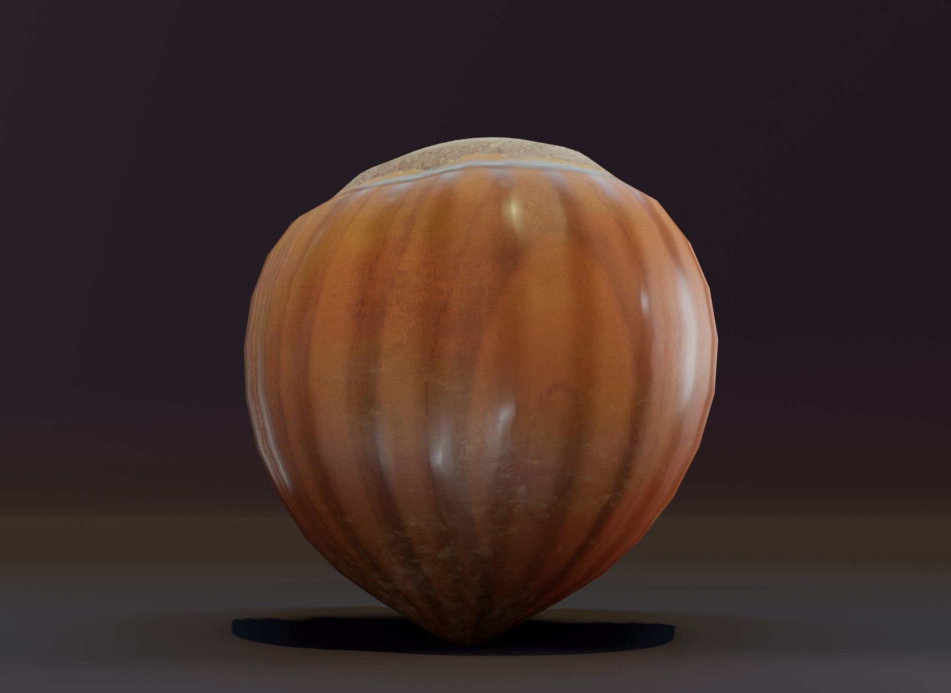 3D model Cartoon Hazelnut 3D Model VR / AR / low-poly | CGTrader