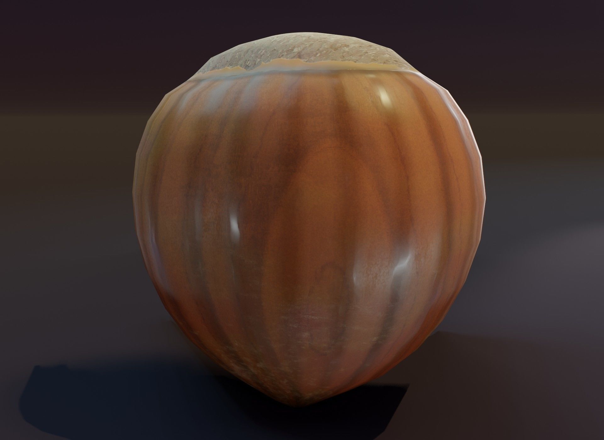 3D model Cartoon Hazelnut 3D Model VR / AR / low-poly | CGTrader