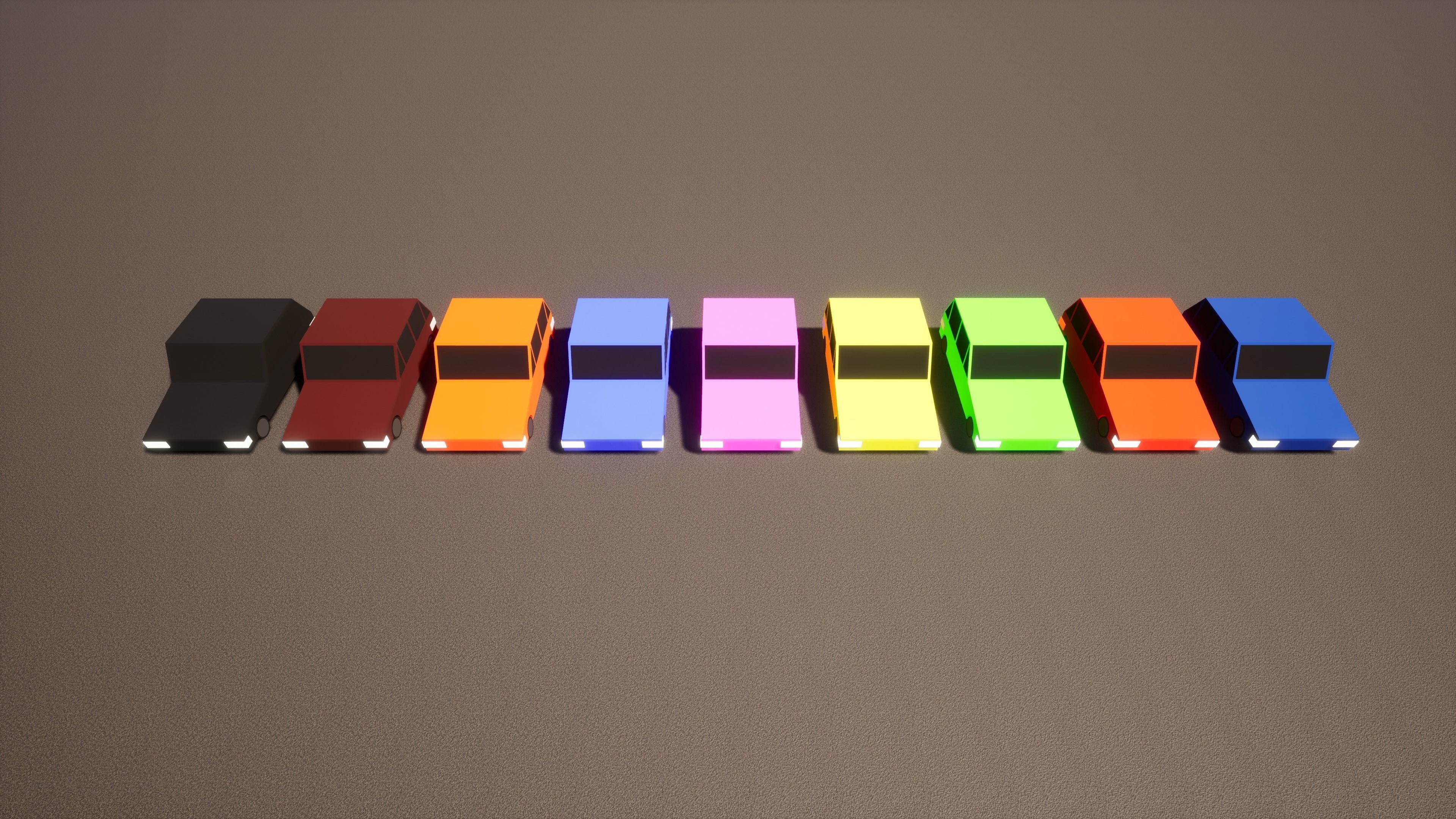 Simple cars free 3D model | CGTrader