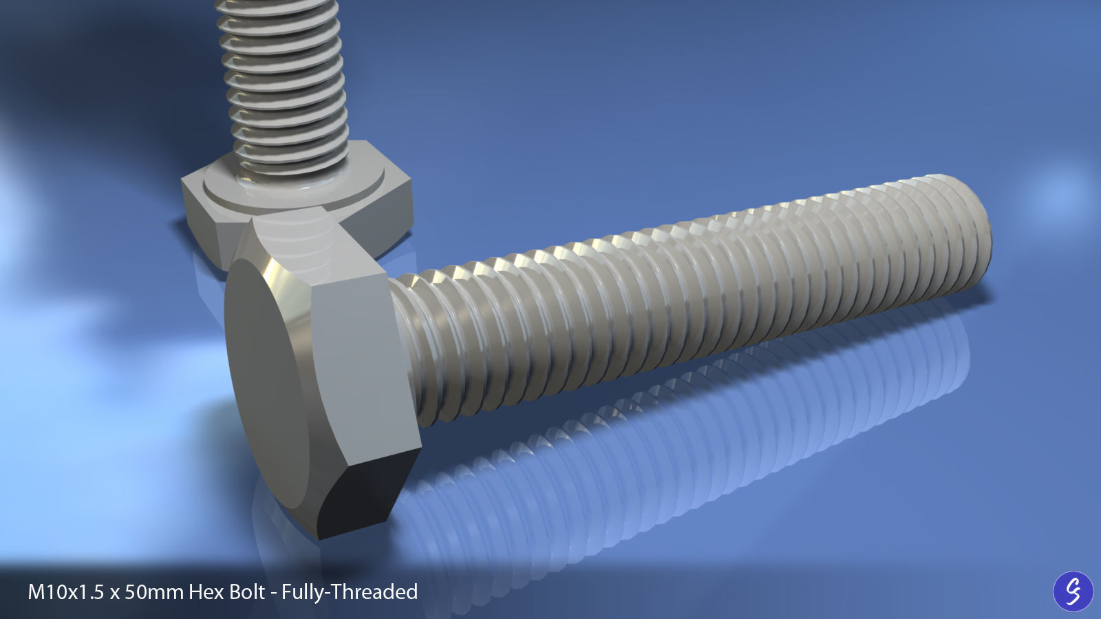 M10 Fastener Set 3D model | CGTrader