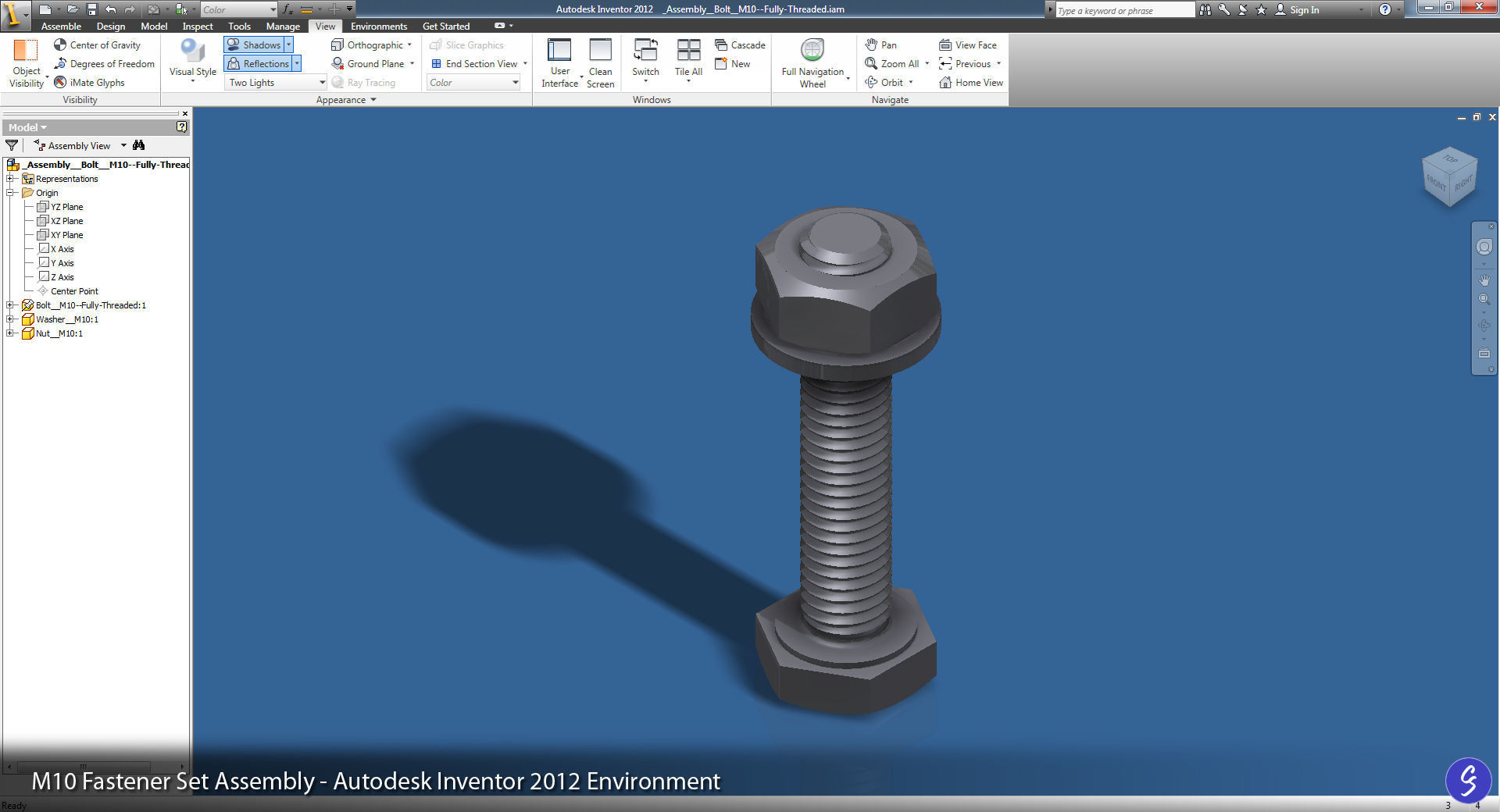 M10 Fastener Set 3D model | CGTrader