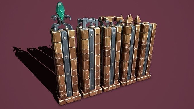 3D model Fantasy obelisk 2 VR / AR / low-poly | CGTrader