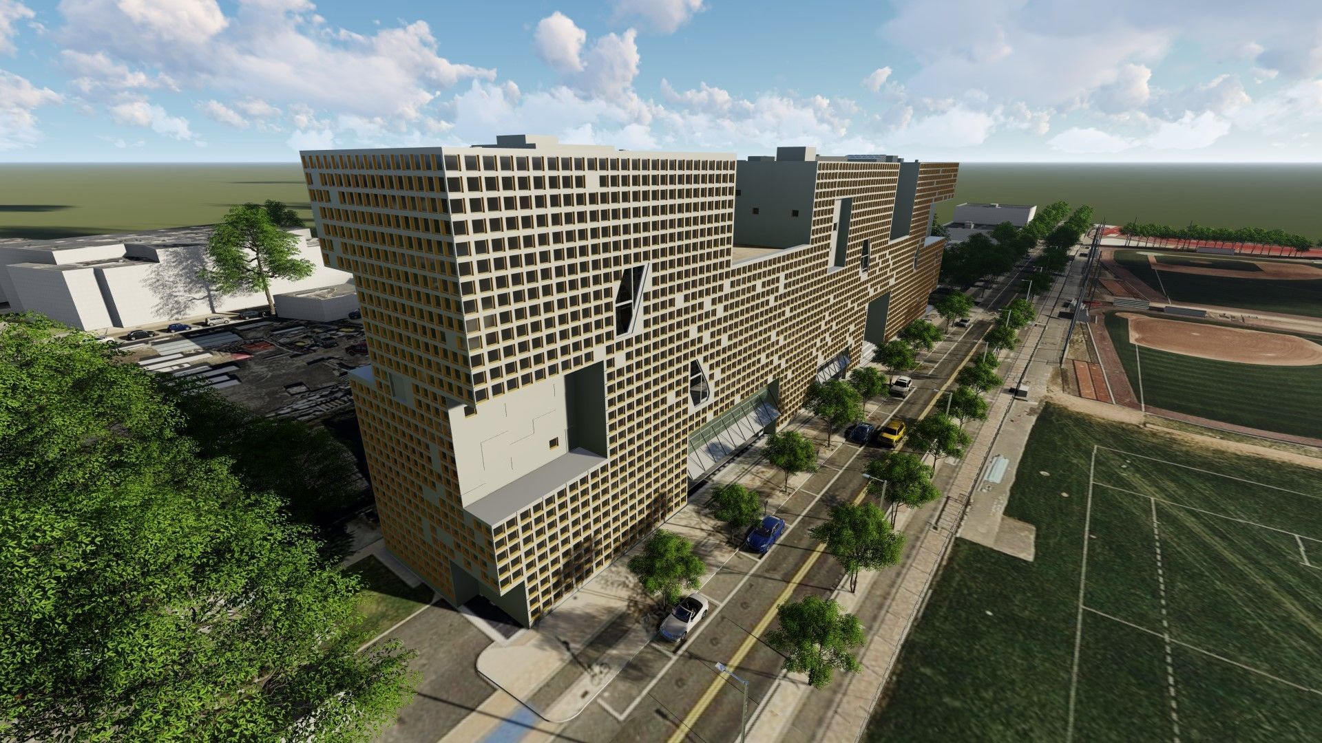 Simmons Hall MIT 3D model | CGTrader