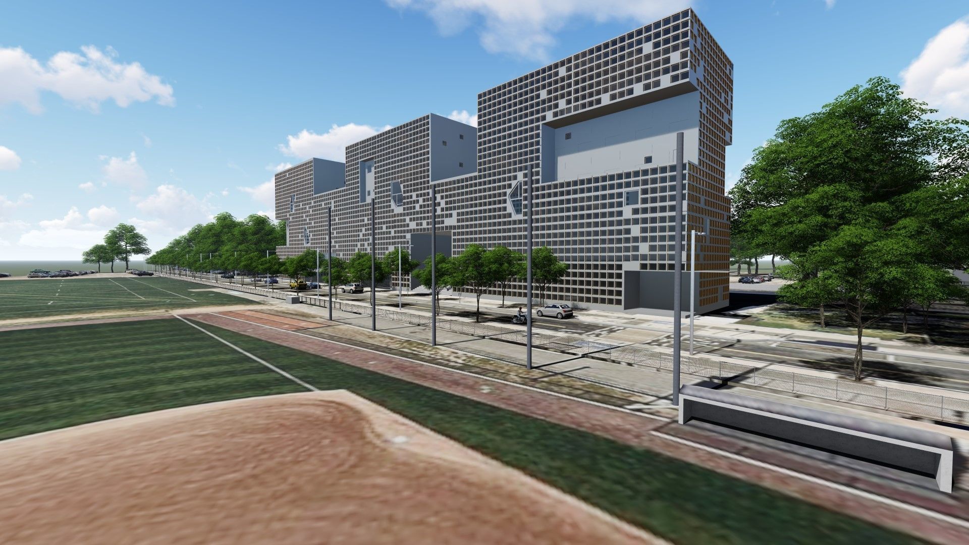 Simmons Hall MIT 3D model | CGTrader